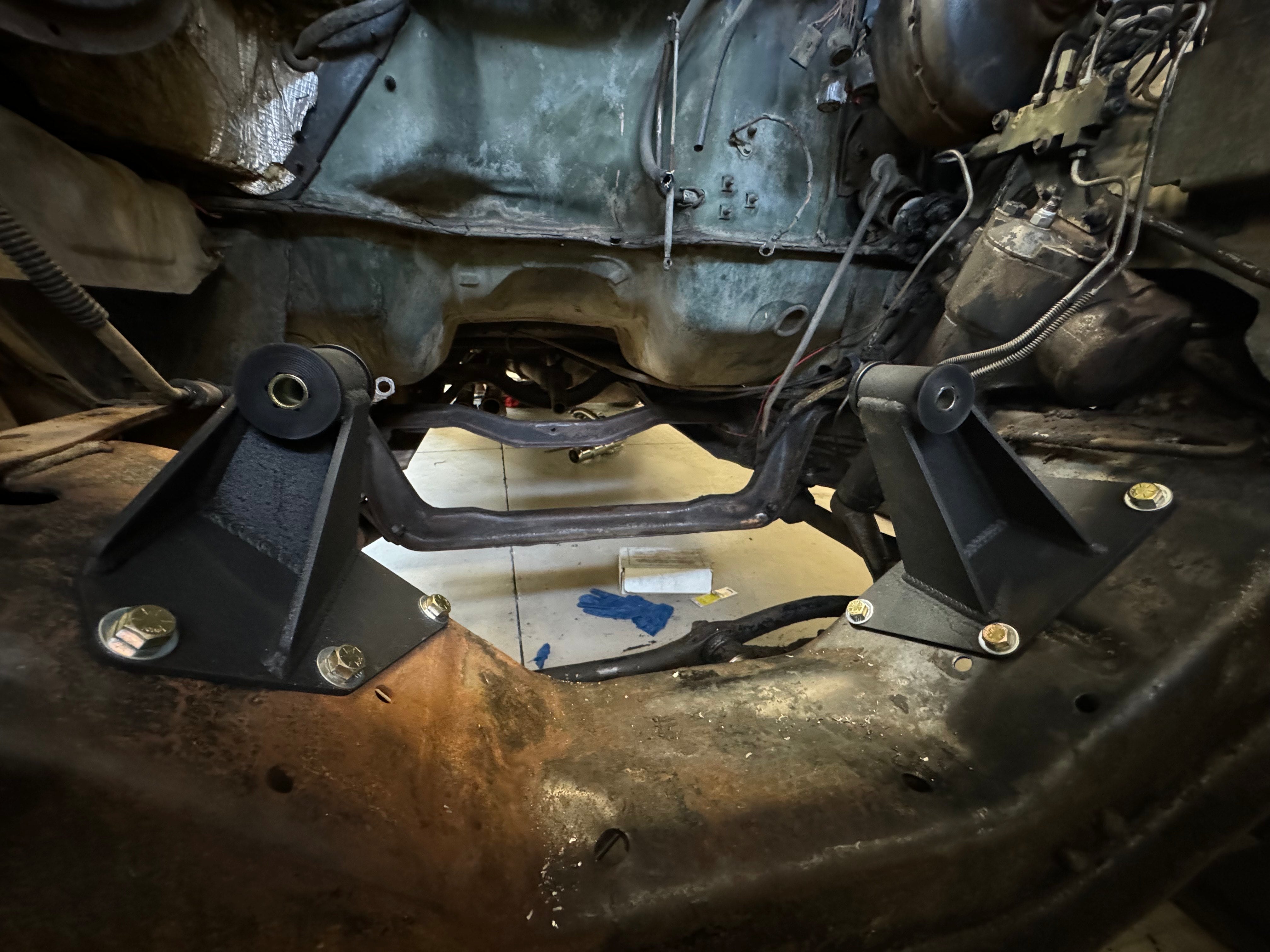 1965-79 F100 f250 f350 2wd LS conversion motor mounts – Dirt Rods